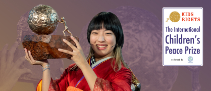 Pioneering Japanese teen, Rena Kawasaki (17), wins the International Children's Peace Prize 2022 ...