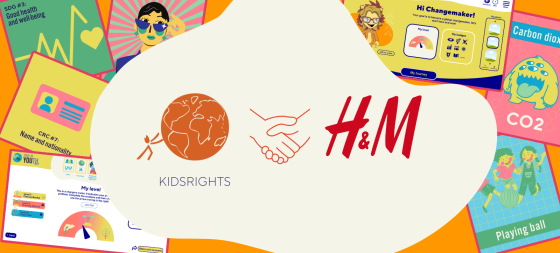 H&M teams up with the KidsRights Foundation for an edutainment platform ...